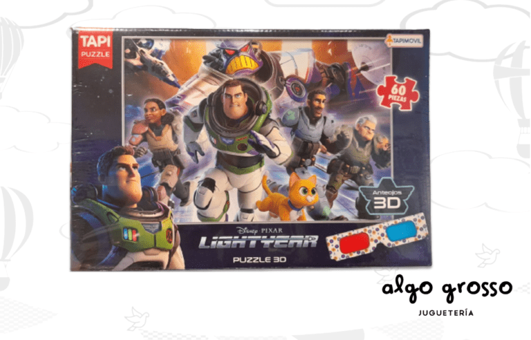 PUZZLE BUZZ LIGHTYEAR 3D 60PS C/ANTEOJOS INCLUIDOS art.DLY01176 – Algo ...